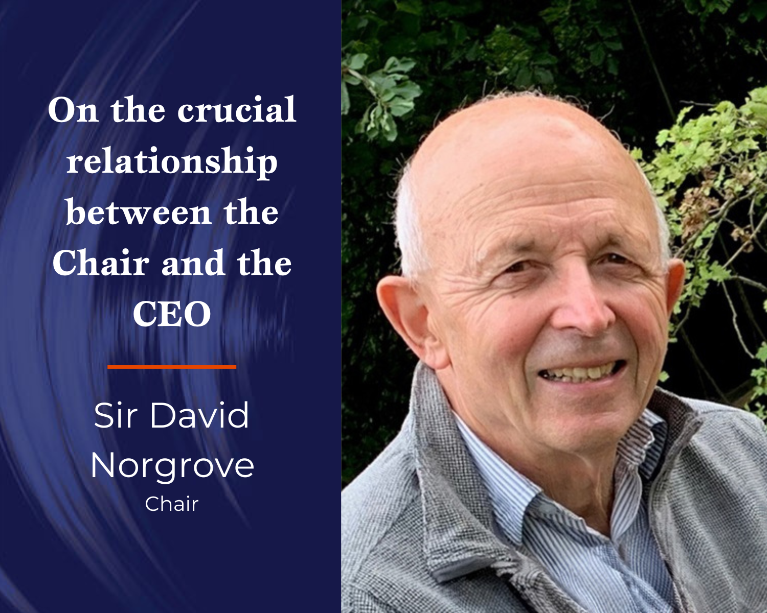 On the crucial relationship between the Chair and the CEO