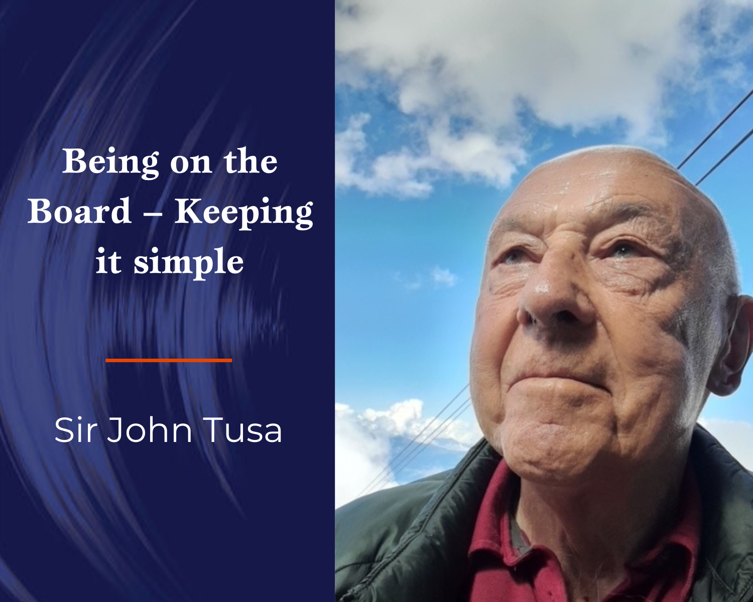 Being on the Board – Keeping it Simple